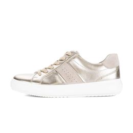 Gabor Damen Sneaker "Sneaker low", Gr. 36gold, Schuhe