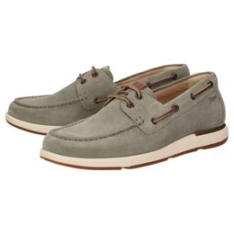 Sioux Herren Schn&uuml;rschuh "Nurilinos-702", Gr. 45, gr&uuml;n, Obermaterial: 100% Kalbsveloursleder CAVL. 100% Gummi rubber., Schuhe