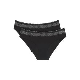 Triumph Damen Tai-Slip "Feel of Modal", Gr. S, schwarz, Single Jersey, Obermaterial: 87% Modal, 13% Elasthan, unifarben, Unterhosen, seidig-weich,