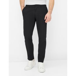 Brax Herren Chinohose "Style PHIL", schwarz, Gr. 38, Web, 66% Polyester, 28% Viskose, 6% Elasthan, Hosen