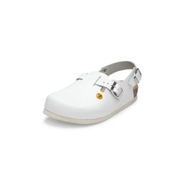 vitaform Echt Leder Clogs in wei&szlig; | Gr.: 45