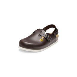 vitaform Echt Leder Clogs in braun WS | Gr.: 48