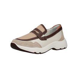 Ara Damen Slipper "Ara Slipper Leder/Mesh", Gr. 40, braun, Leder, Textil, Schuhe