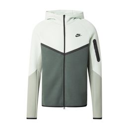 Nike Sportswear Sweatjacke 'TCH FLC' Herren Gr&ouml;&szlig;e XL gr&uuml;n / mint / pastellgr&uuml;n
