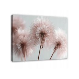 WALLARENA Leinwandbild Blumen in Rosa | Gr.: 40 x 30 cm