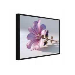WALLARENA Bild mit Rahmen Blumen in Rosa | Gr.: 40 x 30 cm