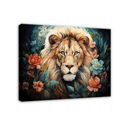 WALLARENA Leinwandbild Kinder in Blau | Gr.: 40 x 30 cm