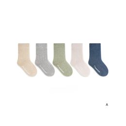 MUNADUNA 5er-Pack Kindersocken aus meliertem Garn A | Gr.: 28-30