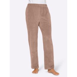 feel good Damen Nickihose, Gr. 18, beige, 80% Baumwolle, 20% Polyester, unifarben, Hosen