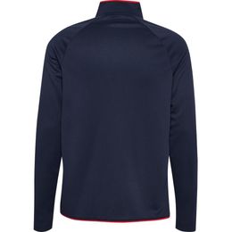 Hummel Trainingsjacke "Core 2.0 Half Zip" in Blau | Gr.: xs