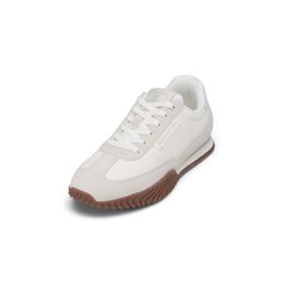 Marc O'Polo MARC O'POLO Damen Sneaker "aus Leder und Nylon", Gr. 42, wei&szlig;, Obermaterial: 90% Leder, 10% Polyamid, unifarben, Schuhe