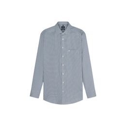 OLYMP Button Up Shirt male size M Blue / marine blue