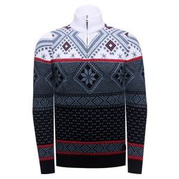 Rusty Neal Norweger Pullover Blau