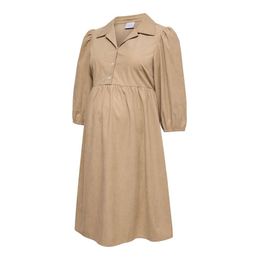 MAMALICIOUS mama licious Kleid in Savannah Tan | Gr.: XL
