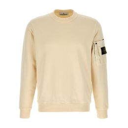 Stone Island Beiges Baumwoll-Sweatshirt