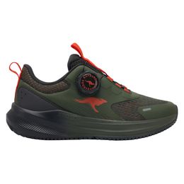 Kangaroos M&auml;dchen Sneaker "K-RDK Bouncix FX", Gr. 32, gr&uuml;n, Mesh, Synthetik, Schuhe, Praktischer Drehverschluss