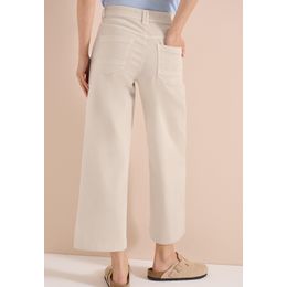 Cecil Damen Loose-fit-Jeans "Style Neele"pearl beige (l&auml;nge 26), Gr. 32, unifarben, Denim/Jeans, Obermaterial: 98% Baumwolle, 2% Elasthan. Futter: