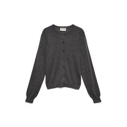 V&eacute;ro Moda Vero Moda Strickjacke in Dark Grey Melange | Gr.: XS