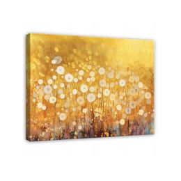 WALLARENA Wandbild Blumen in Gelb | Gr.: 40 x 30 cm