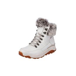 Rieker Schn&uuml;rstiefel in offwhite/murmel | Gr.: 36