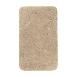 Homie Living Badteppich Porto Azzurro in Cappuccino Beige | Gr.: 80 x 150 cm