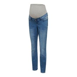 MAMALICIOUS mama licious Umstandsjeans mit Slim Fit in Medium Blue Denim | Gr.: W28/L32