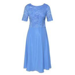 Vera Mont Cocktailkleid mit Spitze in Paris Blue | Gr.: 48