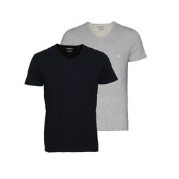 Emporio Armani Shirt male size M mottled grey / Black