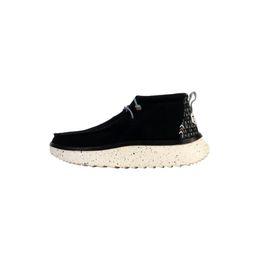 Hey DUDE Shoes Hey Dude Wendy Peak Hi Suede &ndash; Hohe Sneaker aus Leder Schwarz | Gr.: 40