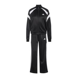 adidas Sportswear Trainingsanzug 'TEAMSPORT' Damen Gr&ouml;&szlig;e XL schwarz / wei&szlig;