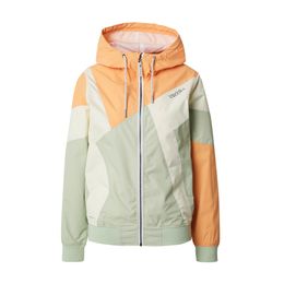 Iriedaily Funktionsjacke 'Puzzled' Damen Gr&ouml;&szlig;e L creme / mint / pastellorange
