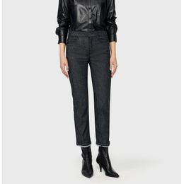 MAC Damen 7/8-Jeans "DREAM cropped auth.", grau, Gr. 38, Denim/Jeans, Obermaterial: 79% Baumwolle, 19% Polyester, 2% Elasthan, Jeans, Innovativer