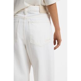 BOSS Orange Damen Relax-fit-Jeans "SLOUCHY MR 2.0 Premium Damenmode"open wei&szlig; 115, Gr. 32, unifarben, Denim/Jeans, Obermaterial: 100% Baumwolle,