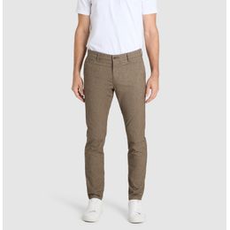 MAC Herren Chinohose "Lennox", braun, Gr. 33, Web, Obermaterial: 50% Baumwolle, 33% Polyester, 15% Viskose, 2% Elasthan, Hosen, aus elastischer