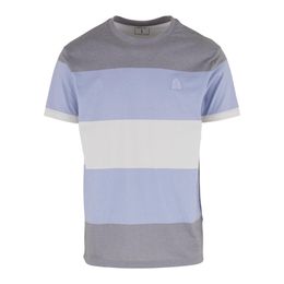 Just Rhyse T-Shirt 'Seaside' Herren Gr&ouml;&szlig;e XL beigemeliert / hellblau / grau