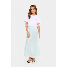 Saint Tropez Rock ElmikoSZ Gerade Passform in Pistachio Green White Stripe | Gr.: L