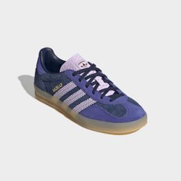 Damen Sneaker "GAZELLE INDOOR W", adidas originals, Gr. 39, lila, Leder, Schuhe
