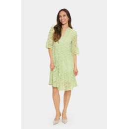 Saint Tropez Kleid ZannaSZ Lockere Passform in Smoke Green | Gr.: L