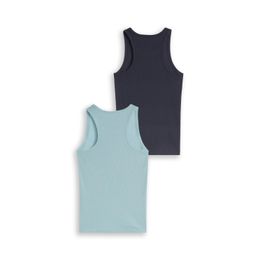 Tom Tailor Kinder T-Shirtparisien night blau, Gr. 164, unifarben, Single Jersey, Obermaterial: 93% Baumwolle, 7% Elasthan, Shirts, f&uuml;r Girls