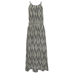 Lascana Maxikleid in schwarz-sand bedruckt | Gr.: 42