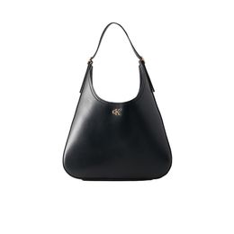 Calvin Klein Umh&auml;ngetasche 'Monogram Plaque Shoulder' Damen Gr&ouml;&szlig;e One Size schwarz