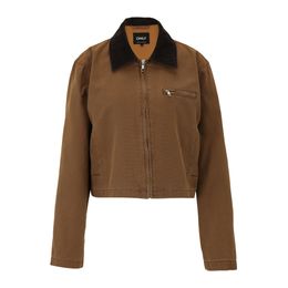 Only Tall Jacke 'ONLCAVA' Damen Gr&ouml;&szlig;e XS cognac / dunkelbraun Sommerjacke