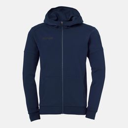 Kempa Herren Trainingsjacke "Kapuzenjacke STATUS", blau, Gr. S, Obermaterial: 72% Baumwolle CO. 28% Polyester PES., Jacken