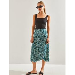 Bianco Lucci Rock Damen Gr&ouml;&szlig;e 36 gr&uuml;n / schilf / schwarz