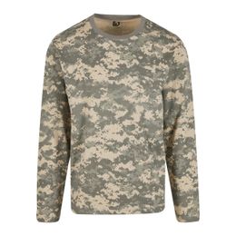 Brandit Herren Longsleeve "Brandit Brandit Premium Longsleeve Shirt", gr&uuml;n, Gr. XXL, unifarben, 100% Baumwolle, Shirts