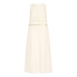 Cartoon Casual-Kleid mit Stickerei in Eggnog | Gr.: 34