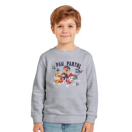 PAW PATROL Sweatshirt Pullover Oberteil Langarm in grau | Gr.: 122/128
