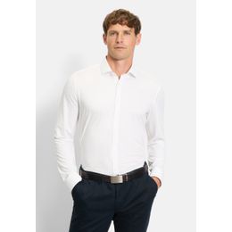 OLYMP Herren Businesshemd "OLYMP No. Six 24/Seven, Super Slim, Modern Kent", wei&szlig;, Gr. 39, 86% Polyamid, 14% Elasthan, Hemden