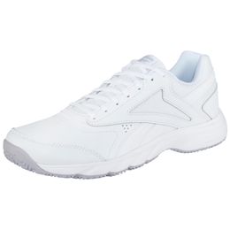 Reebok Herren Walkingschuh "WORK N CUSHION 4.0", Gr. 45,5, wei&szlig;, Leder, Synthetik, Schuhe