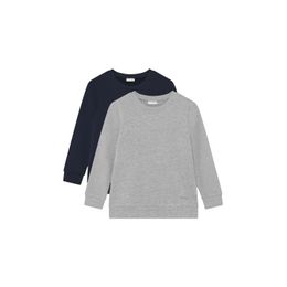 Minymo M&auml;dchen Longpullover "Sweater MISweatshirt", blau, Gr. 134, Obermaterial: 60% Baumwolle CO. 40% Polyester PES., Pullover
